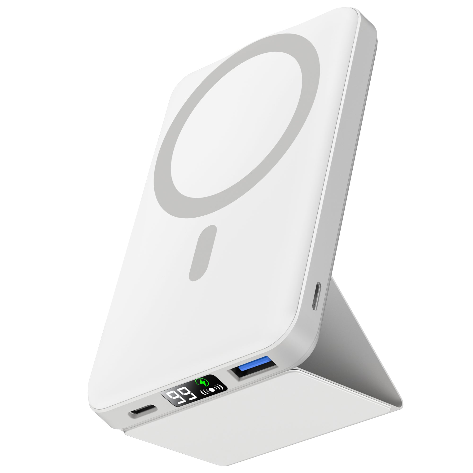 Podoru for Mag-safe Battery Pack, Magnetic Foldable 10000mAh Wireless