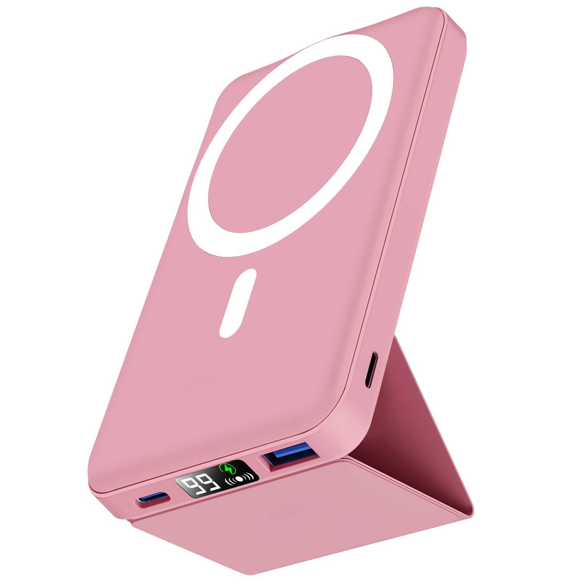 Podoru for Mag-safe Battery Pack, Magnetic Foldable 10000mAh Wireless