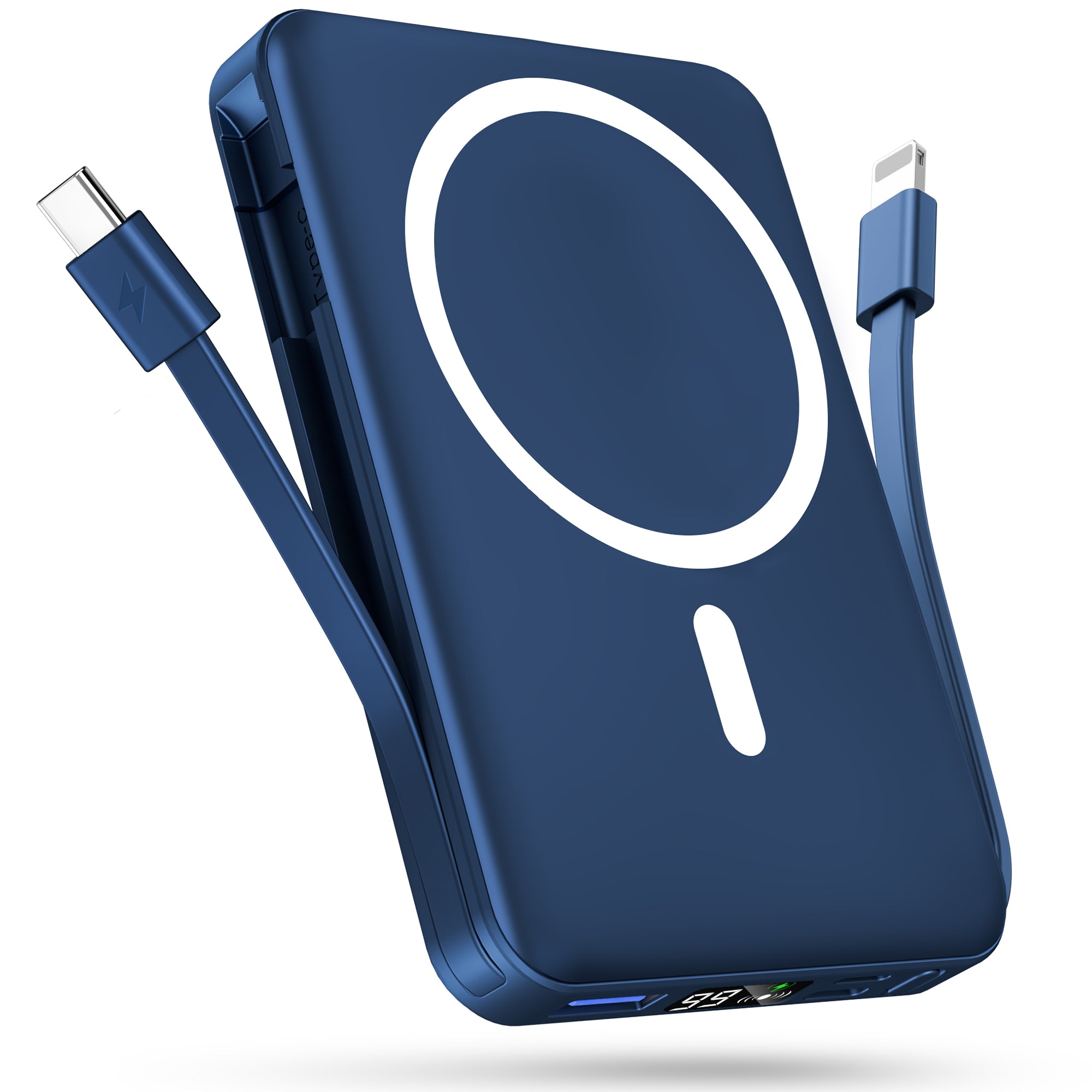 Podoru for Mag-safe Battery Pack, Magnetic 10000mAh Wireless Power Ban